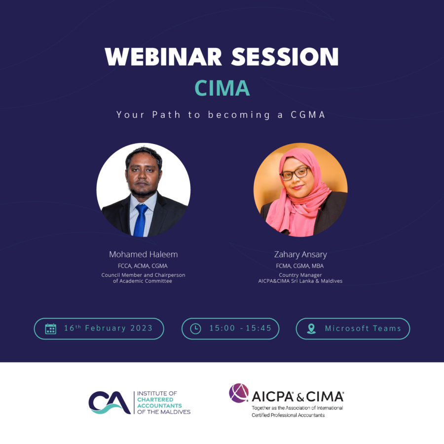 Webinar Session on CIMA Qualification and Entry routes – Institute of ...