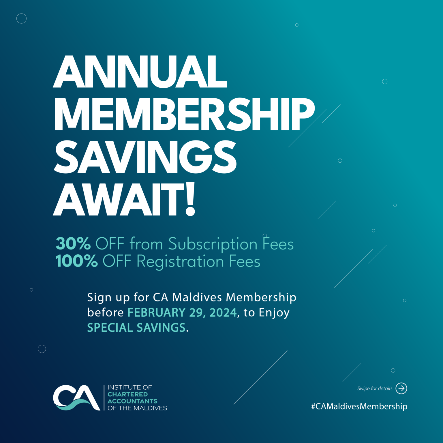 Exclusive Membership Benefits at CA Maldives! – Institute of Chartered ...