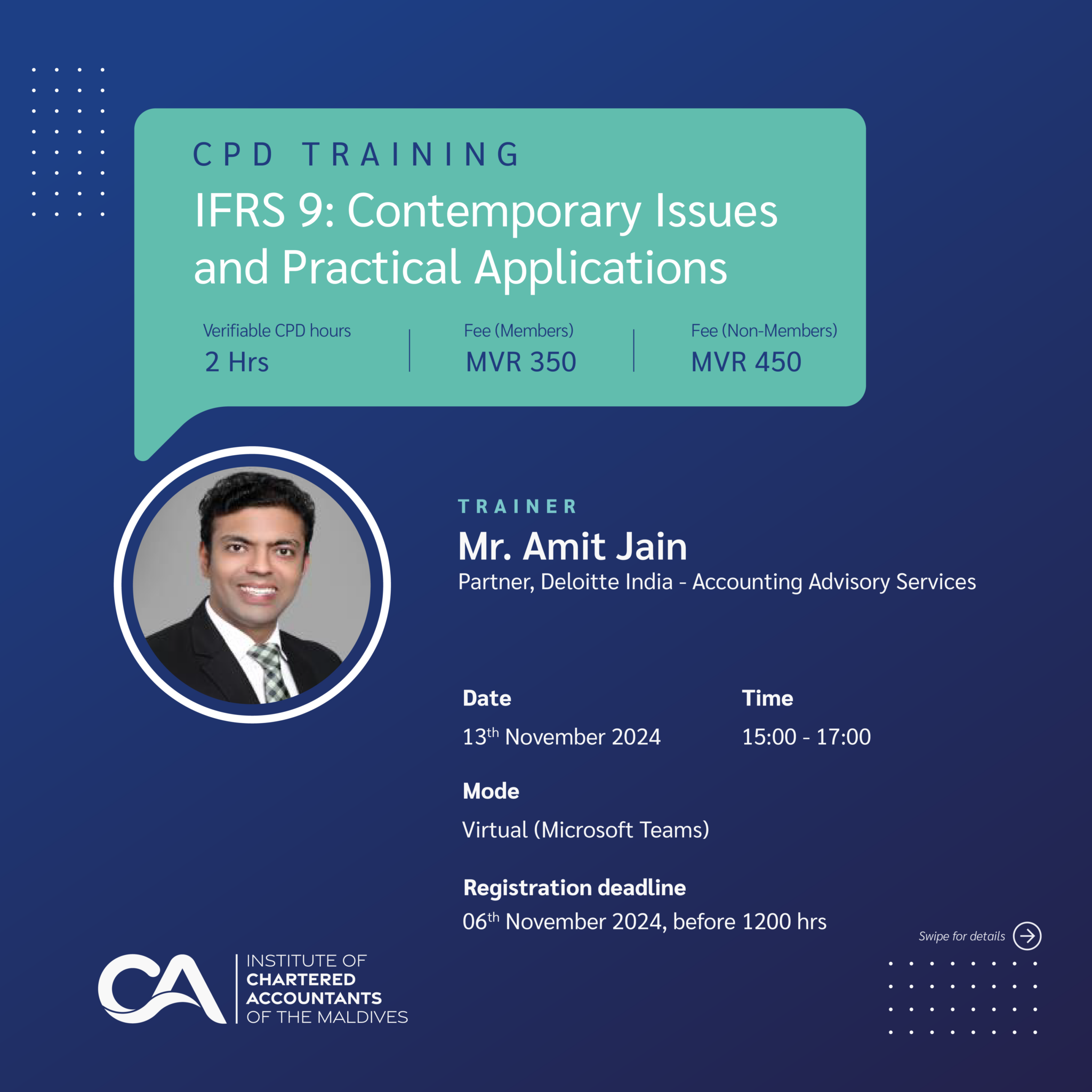 CPD Training – IFRS 9: Contemporary Issues and Practical Applications – Institute of Chartered ...